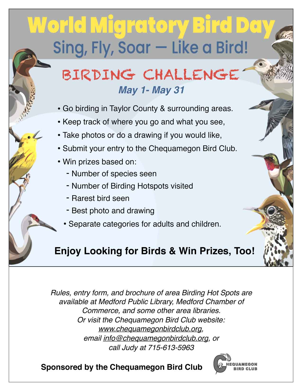 WMBD Birding Challenge | World Migratory Bird Day WMBD Birding Challenge | World Migratory Bird Day